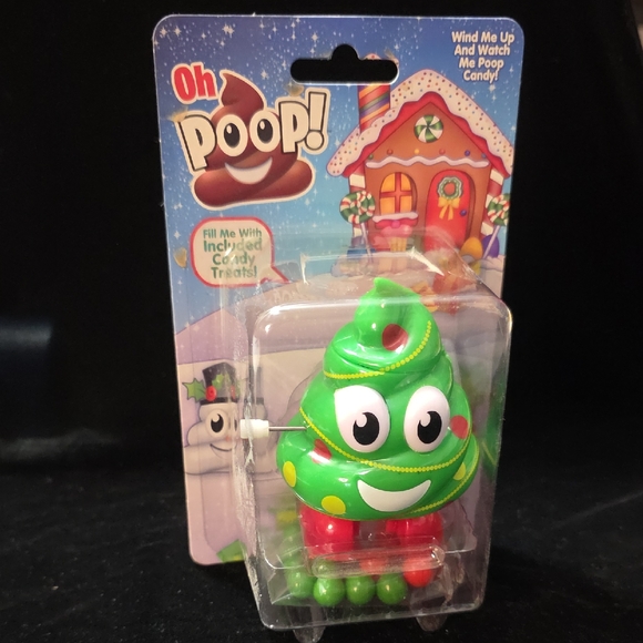 Flix Candy | Toys | Oh Poop Windup Christmas Tree Poop Emoji Candy ...